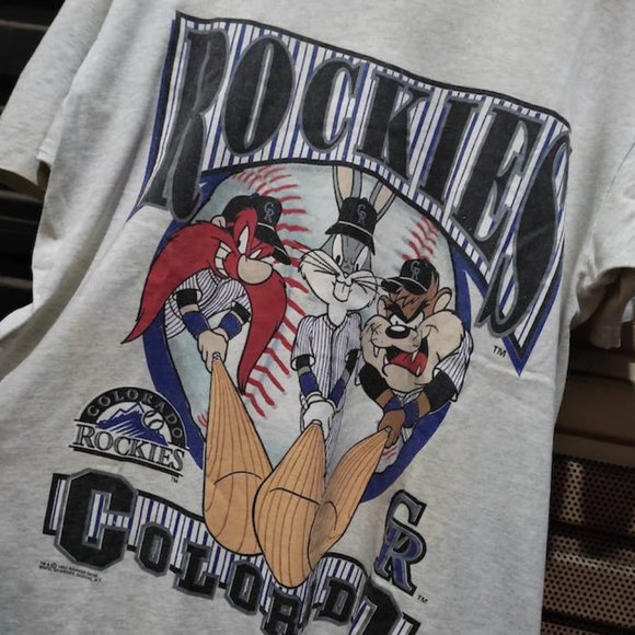 Gildan | Shirts | Vintage Rockies Looney Toons Tshirt | Poshmark